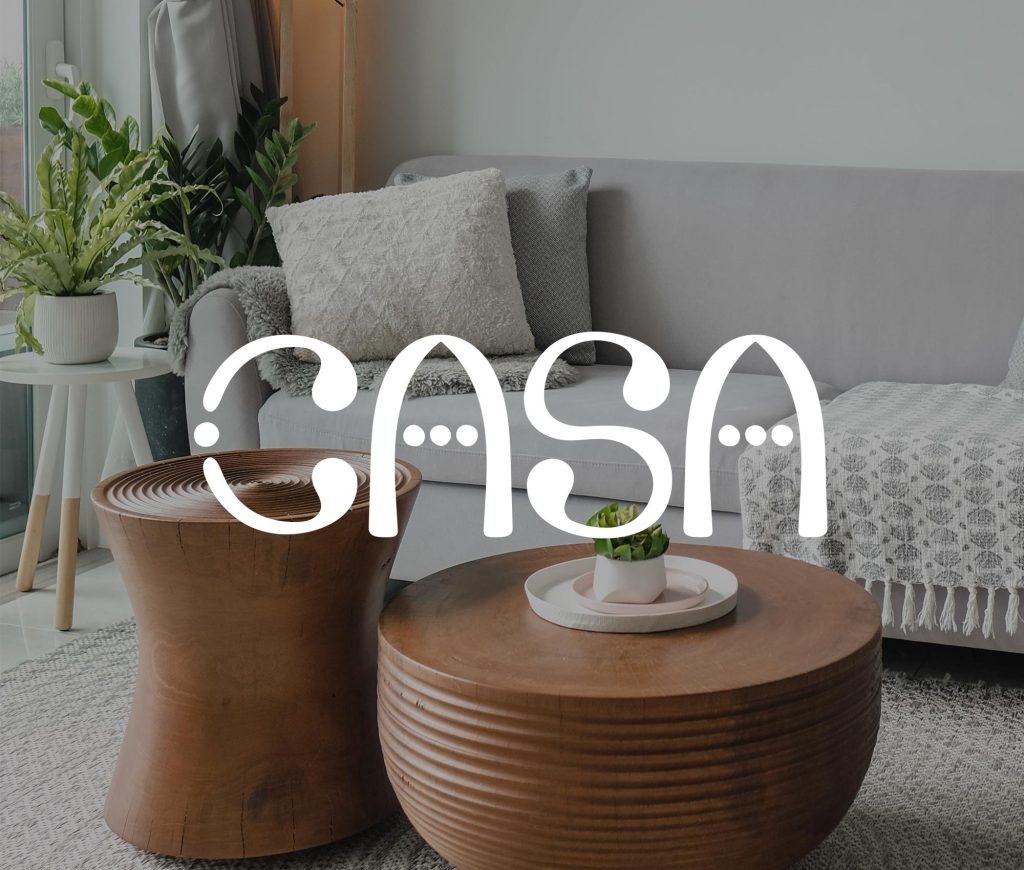 CASA Furniture | Logo and Pattern design by Nicole Rugman